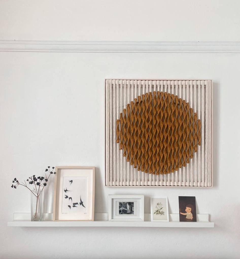 Macrame Wall Art - Framed Howl rust – KELMI