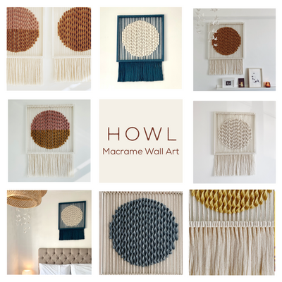 Macrame Wall Art - Howl ecru – KELMI